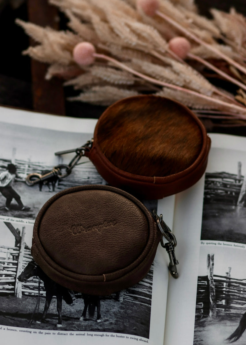 Wrangler Cowhide Coin Purse | Mack & Co Designs Australia