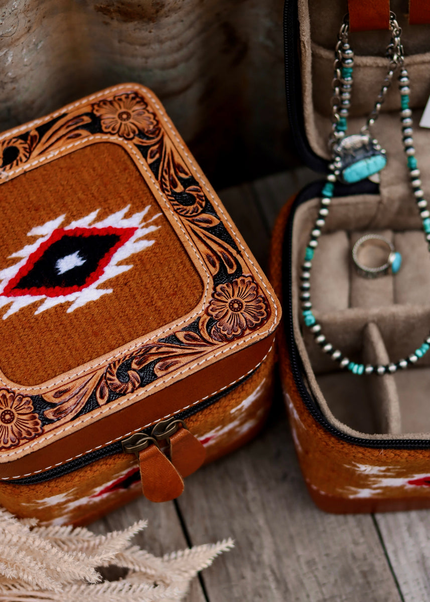 Rhiannon Saddle Blanket Jewellery Case | Mack & Co Designs Australia