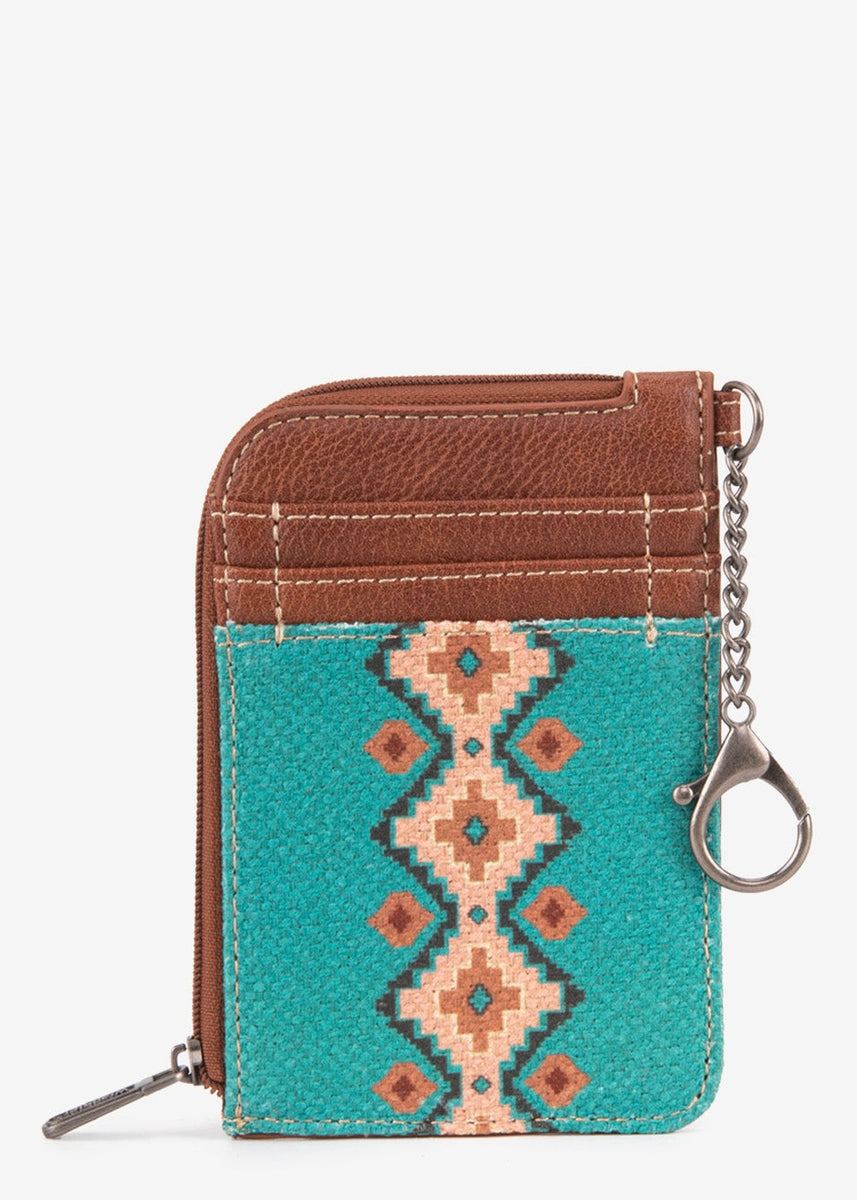 Wrangler Southwestern Coin Purse in Turquoise | Mack & Co Designs Australia