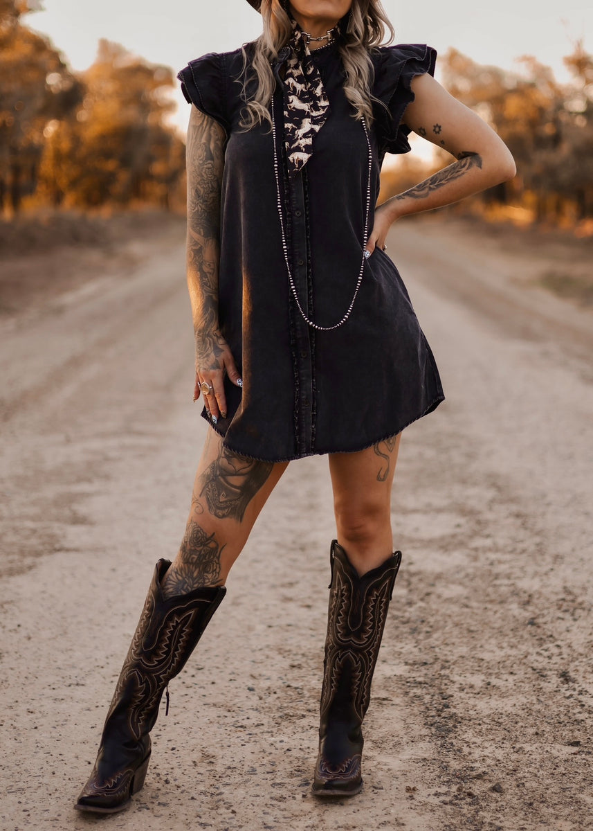 The Midnight Mesa Dress | Mack & Co Designs Australia