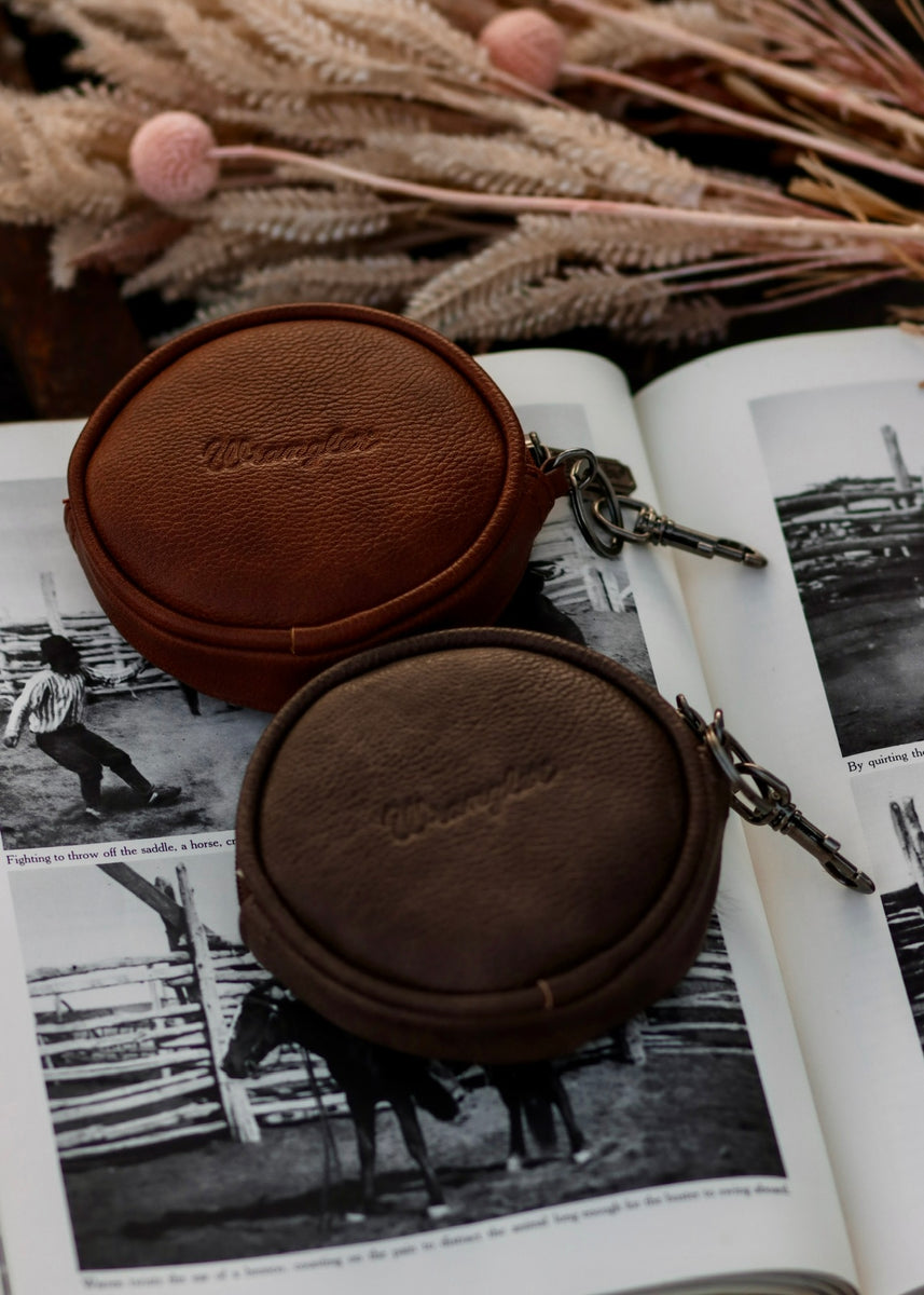 Wrangler Cowhide Coin Purse | Mack & Co Designs Australia