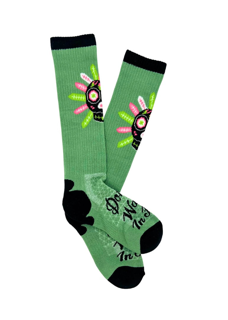 Lucky Chuck ‘Don’t Walk In Fear Sage’ Performance Socks | Mack & Co ...