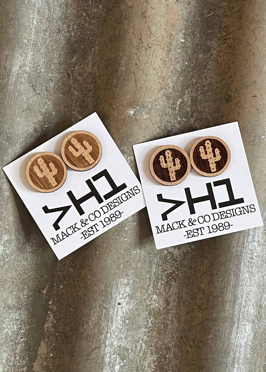 Cactus Jack Studs | Mack & Co Designs Australia
