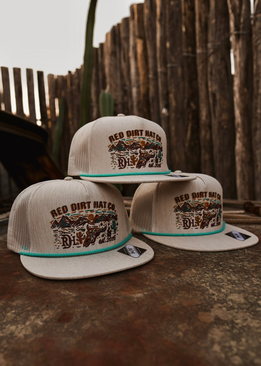 Red Dirt Hat Co. - The Deserted Trucker Cap | Mack & Co Designs Australia