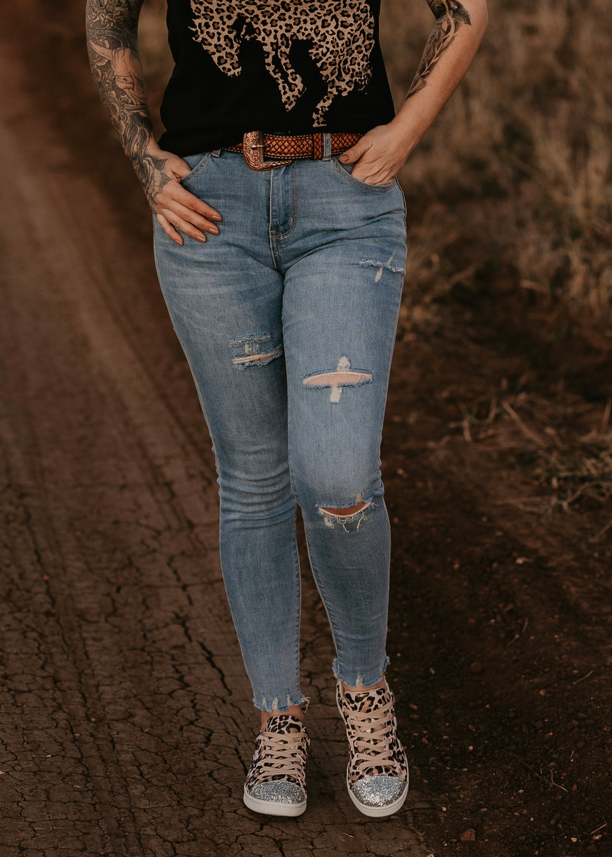 Marcia Jeans in Light Blue | Mack & Co Designs Australia