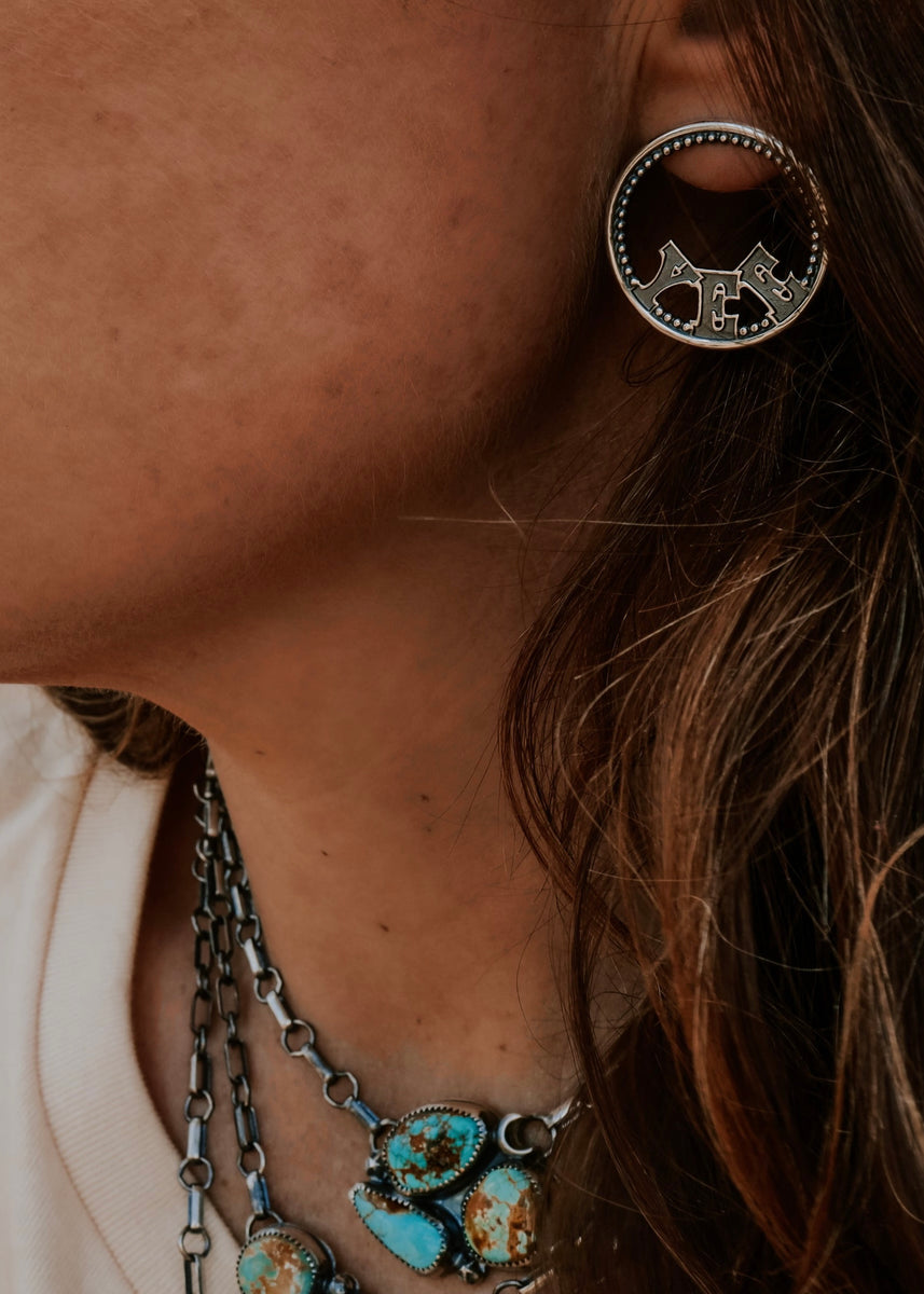 DD Yeehaw Studs - Sterling Silver | Mack & Co Designs Australia