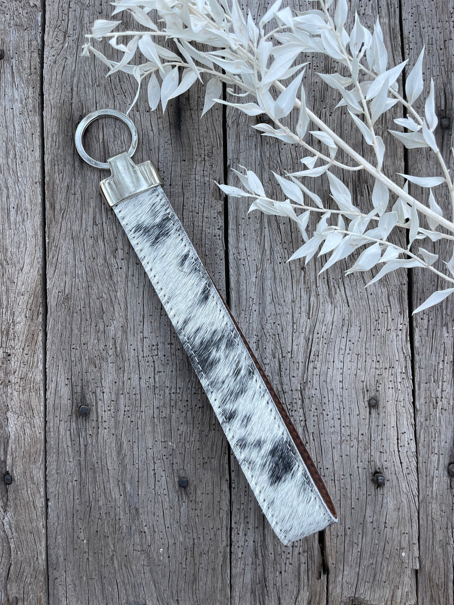 Cowhide Wristlet Keyring | Mack & Co Designs Australia